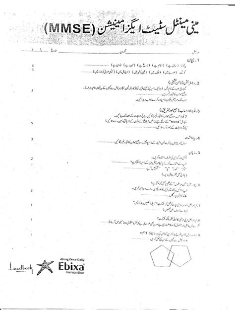 Mse And Mmse Test Pdf