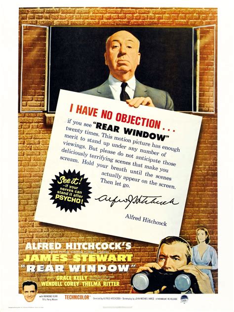 Rear Window Alfred Hitchcock James Stewart Grace Kelly 1954 Movie Poster Masterprint (11 x 17 ...