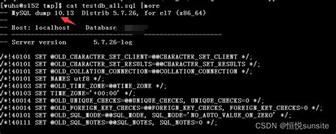 Mysql之mysqldump整库备份单表恢复还原mysqldump还原表 Csdn博客