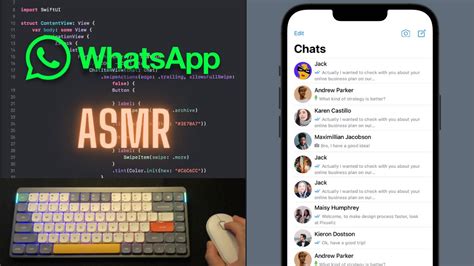 ASMR Programming Coding Whatsapp Homepage IOS No Talking YouTube