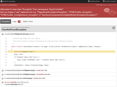 déboguez votre application à l aide du web profiler construisez un