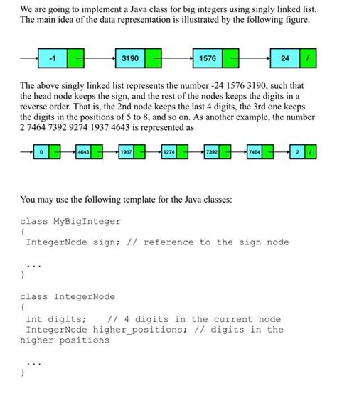 Solved We Are Going To Implement A Java Class For Big
