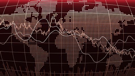 촛대 차트 선 그래프 및 막대 차트 세계 주식 시장 지수 하락 개념에 대한 스톡 벡터 아트 및 기타 이미지 개념 거래자 경제 Istock