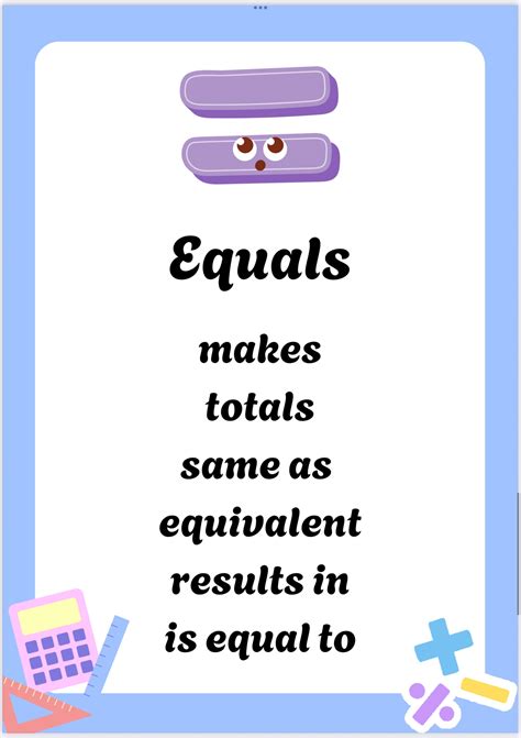 Mash Maths Week Maths Vocabulary Posters Operations