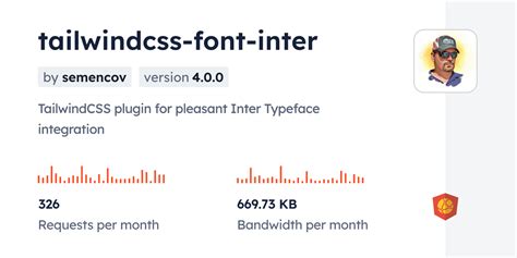 Tailwindcss Font Inter Cdn By Jsdelivr A Cdn For Npm And Github
