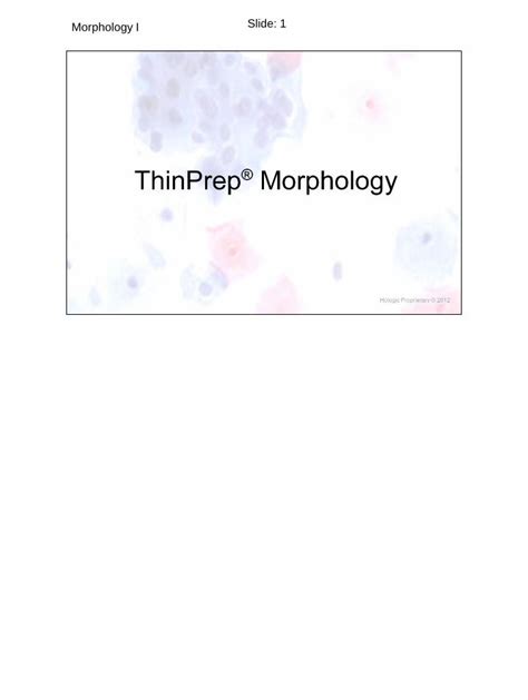Pdf Thinprep® Morphology Dokumen Tips