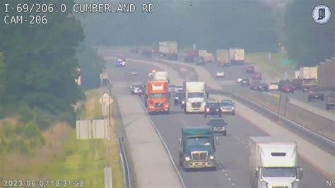 Raw Video Indot Cameras Show Crash At End Of I 69 Pursuit