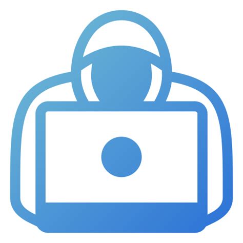 Ícone De Hackear Generic Gradient Fill