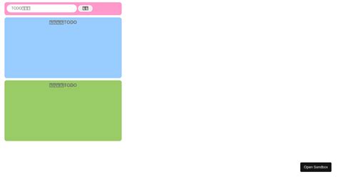 Todo Js Codesandbox
