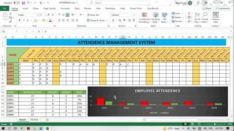 create fantastic fully automated attendance sheet in excel hindi urdu