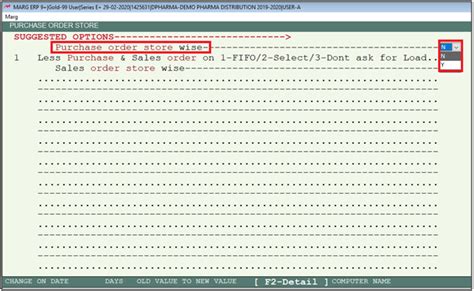 How To Disable Store From Purchase Order Window
