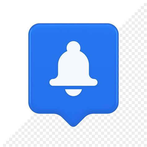 Premium Psd Bell Ring Audio Sound Button Signal Push Reminder
