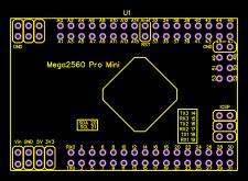 Arduino Mega Mini Resources EasyEDA