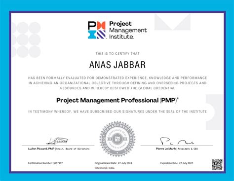 Pmpcertified Projectmanagement Anas Jabbar 11 Comments