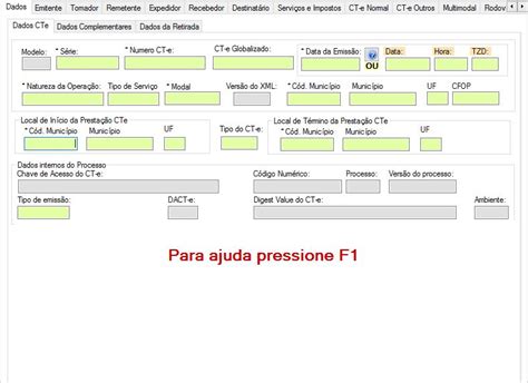 Aba Dados Ct E Guia Dados Vinco Soluções Tecnológicas