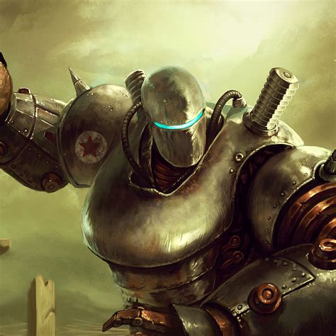 2048x2048 Liberty Prime Fallout Game Character Artwork 4k Ipad Air Hd