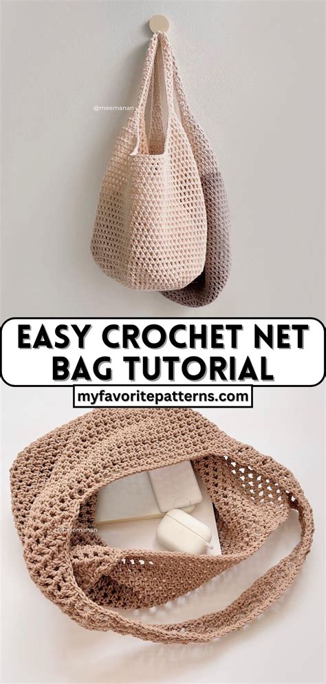 Easy Crochet Net Bag Tutorial Beginner Step By Step Artofit