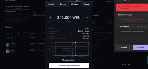 Transaction Reverted During Simulation Error Rphantom