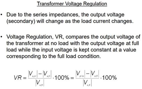 Solved How To Calculate The Transformer Voltage Regulation Solved How To Calculate The Transformer Voltage Regulation
