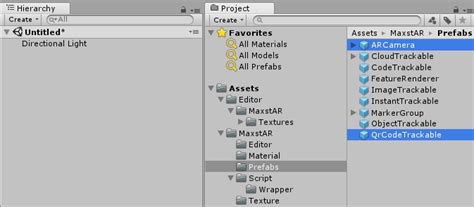 Documentation Unity Examples Qr Code Tracker ㅣ Maxst Developer Site