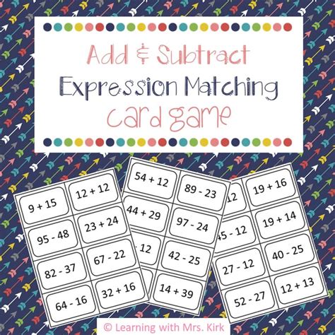 Elementary Addition And Subtraction Equivalent Expressions Tpt