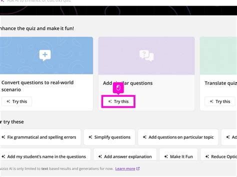 Quizizz How To Use Quizizz Ai To Add Similar Questions To A Quizizz