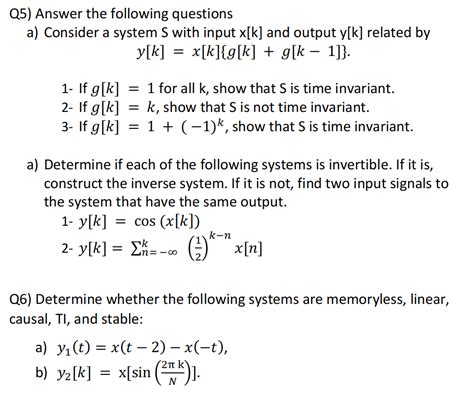 Solved Q Answer The Following Questions A Consider A Chegg Com