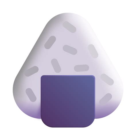 🍙 Rice Ball On Microsoft 3d Fluent 150