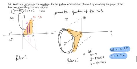 Solved Write A Set Of Parametric Equations For The Chegg