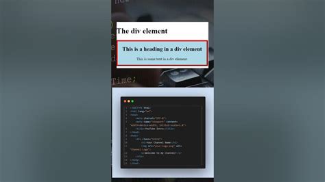 Html Div Tag Div Tag Example Viralvideo Shorts Trending Coding Htmlcss Youtube
