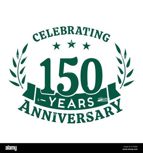 150th Anniversary Celebration Design Template 150 Years Vector And 150th Anniversary Celebration Design Template 150 Years Vector And