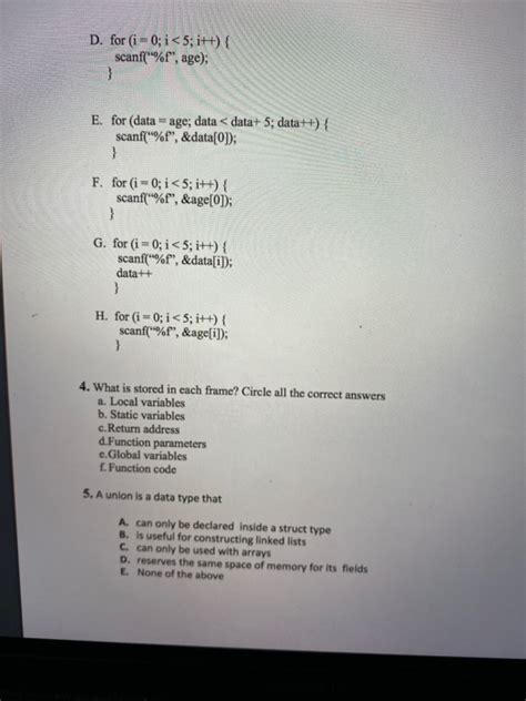 Solved What Is The Output Of The Following Code Segment Char