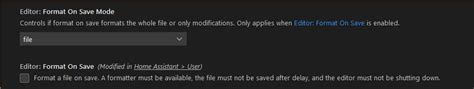 Disable Prettier · Hassio Addons Addon Vscode · Discussion 585 · Github