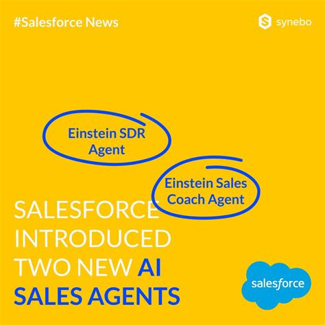 Synebo On Linkedin Salesforce Salesforceeinstein Salesforceaiagent Salesautomation
