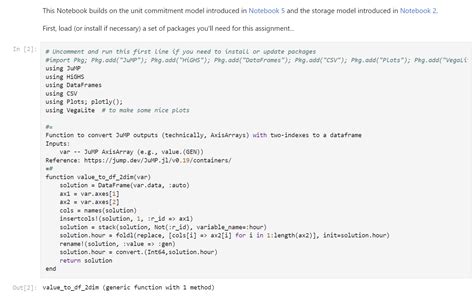solved this notebook builds on the unit commitment model
