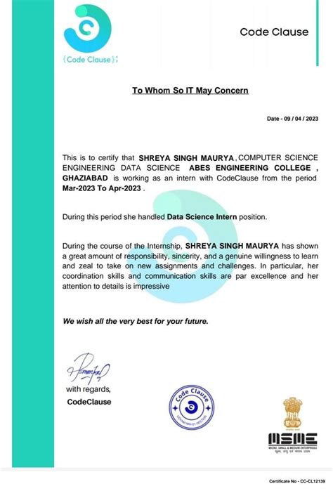 Shreya Singh Maurya On Linkedin Codeclause Datascienceintern Excitingnews Newchapter