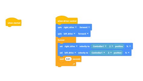 How To Code Motor Drive Programming Support VEX Forum