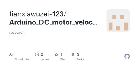 Github Tianxiawuzei Arduino Dc Motor Velocity Tuning Pid Research