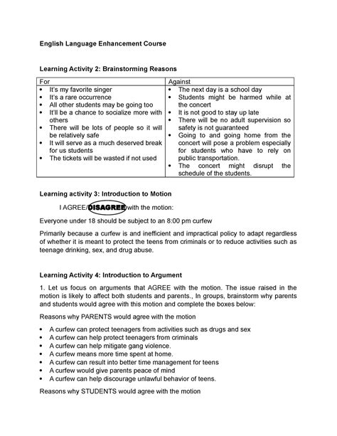 English Module 4 5 Sudo English Language Enhancement Course Learning
