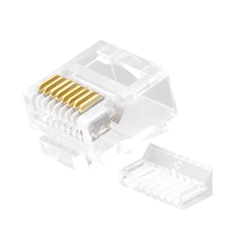 Cat 6 Rj45 8p8c Modular Plug Unshielded Utp Network Connectors Short Body 2 Pieces Kit China