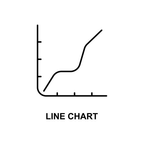 Line Chart Vector Icon 22761736 Vector Art At Vecteezy