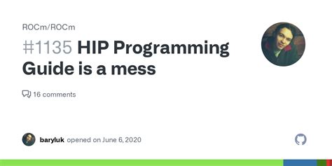hip programming guide is a mess · issue 1135 · rocm rocm · github