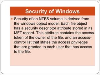 Linux Vs Windows Pptx Computing Technology Computing
