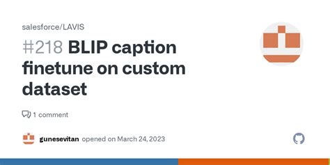 blip caption finetune on custom dataset · issue 218 · salesforce lavis