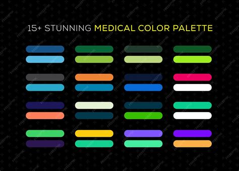 Premium Vector 15 Stunning Medical Color Palette Medical Medicine Health Dentist