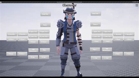 ue4 character edit youtube
