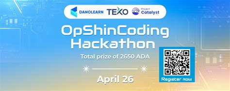 Opshin Coding Hackathon Announcement Danolearn Journey Into Cardano Mastery