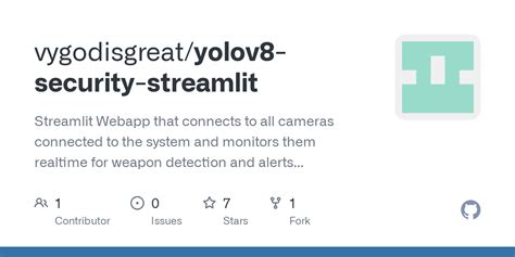 github vygodisgreat yolov8 security streamlit streamlit webapp that