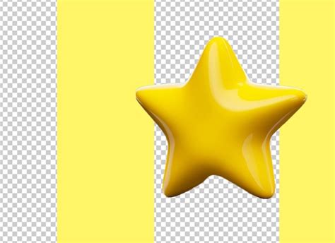 Premium Psd 3d Cute Star