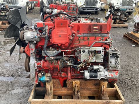 09 Cummins Ism 350hp Diesel Engine Run Tested